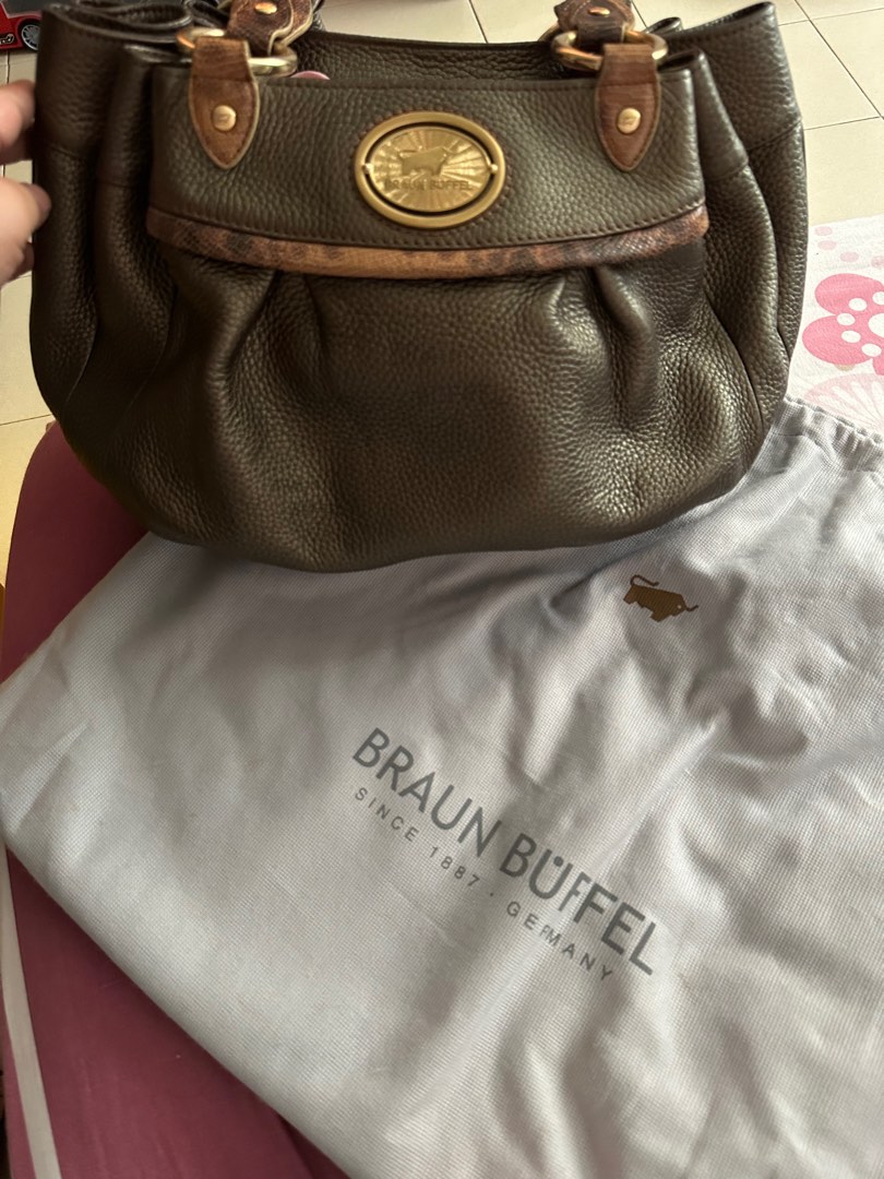 Braun buffel, Luxury, Bags & Wallets on Carousell