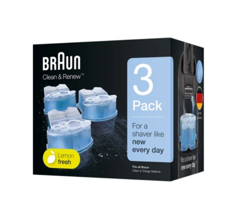 Braun clean and renew 3 pack, Beauty & Personal Care, Men's Grooming on ...