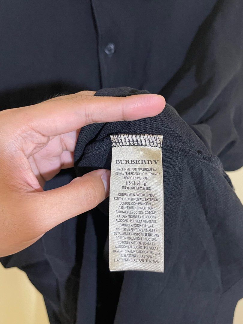 Burberry Polo Shirt (Uniform Tag) on Carousell
