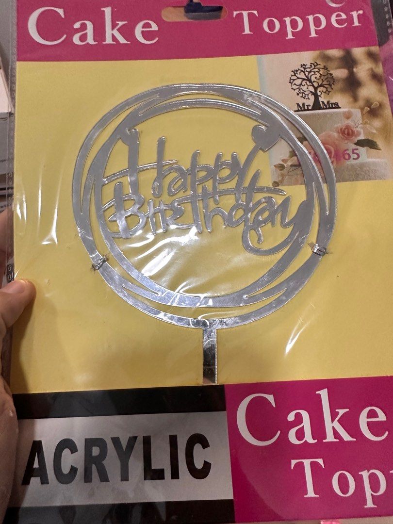Cake Topper Birthday, Hobbies & Toys, Stationery & Craft, Occasions ...