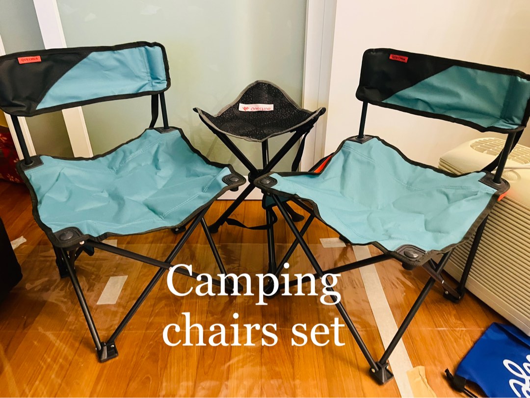 Camping chair set decathalon, Sports Equipment, Hiking & Camping on ...