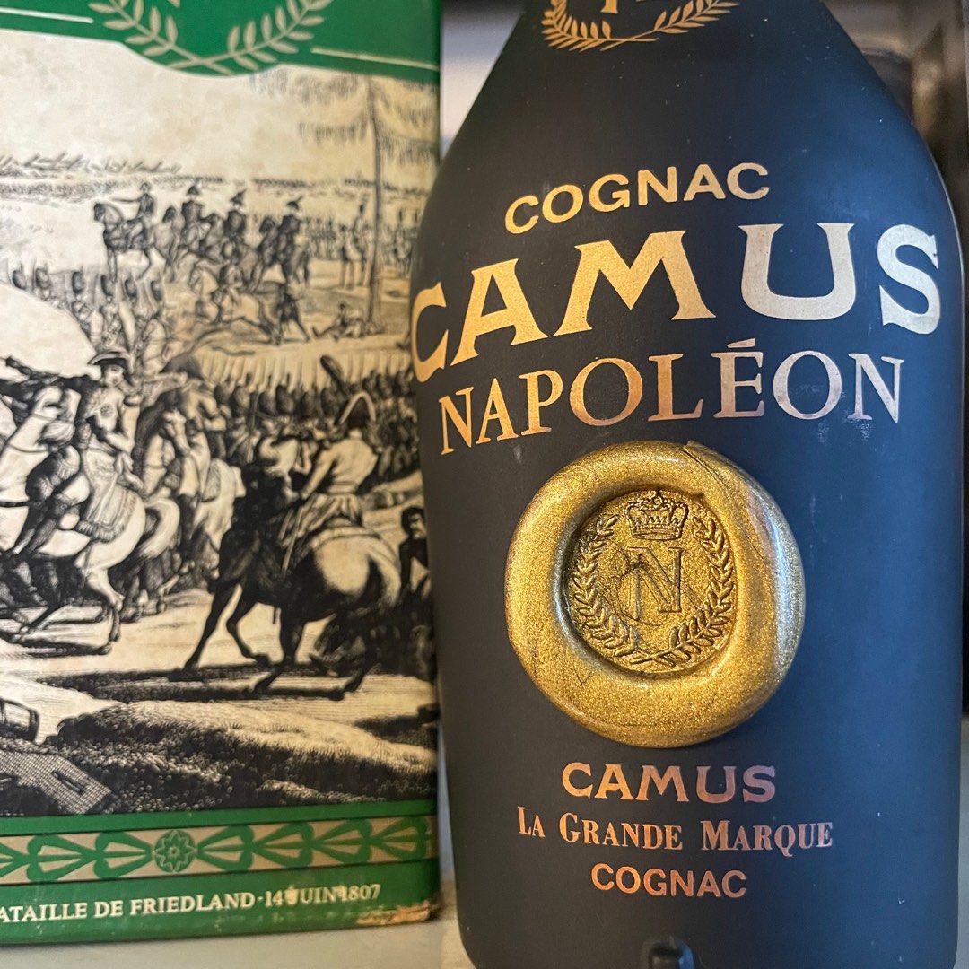 Camus Napoleon Cognac XO Cognac vintage w box 700ml, Food & Drinks, Beverages on Carousell