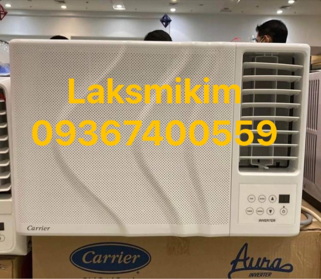 Carrier window type aircon inverter 1.0hp 1hp wcarj009eev 1.5hp ...