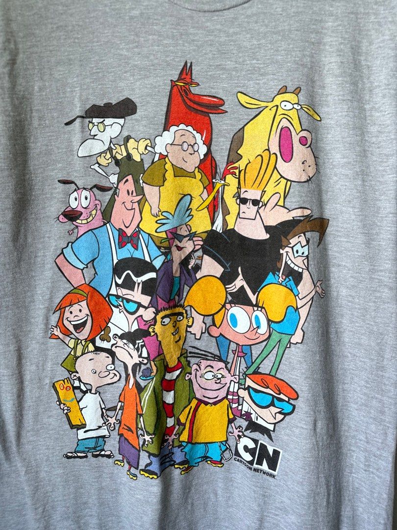 Cartoon Network full character vintage style shirt, Men's Fashion, Tops ...