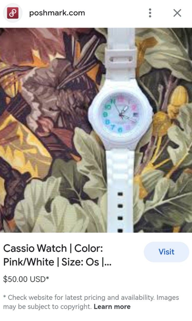 Casio colorful solar powered watch LXS700H-7BV, Women's Fashion ...