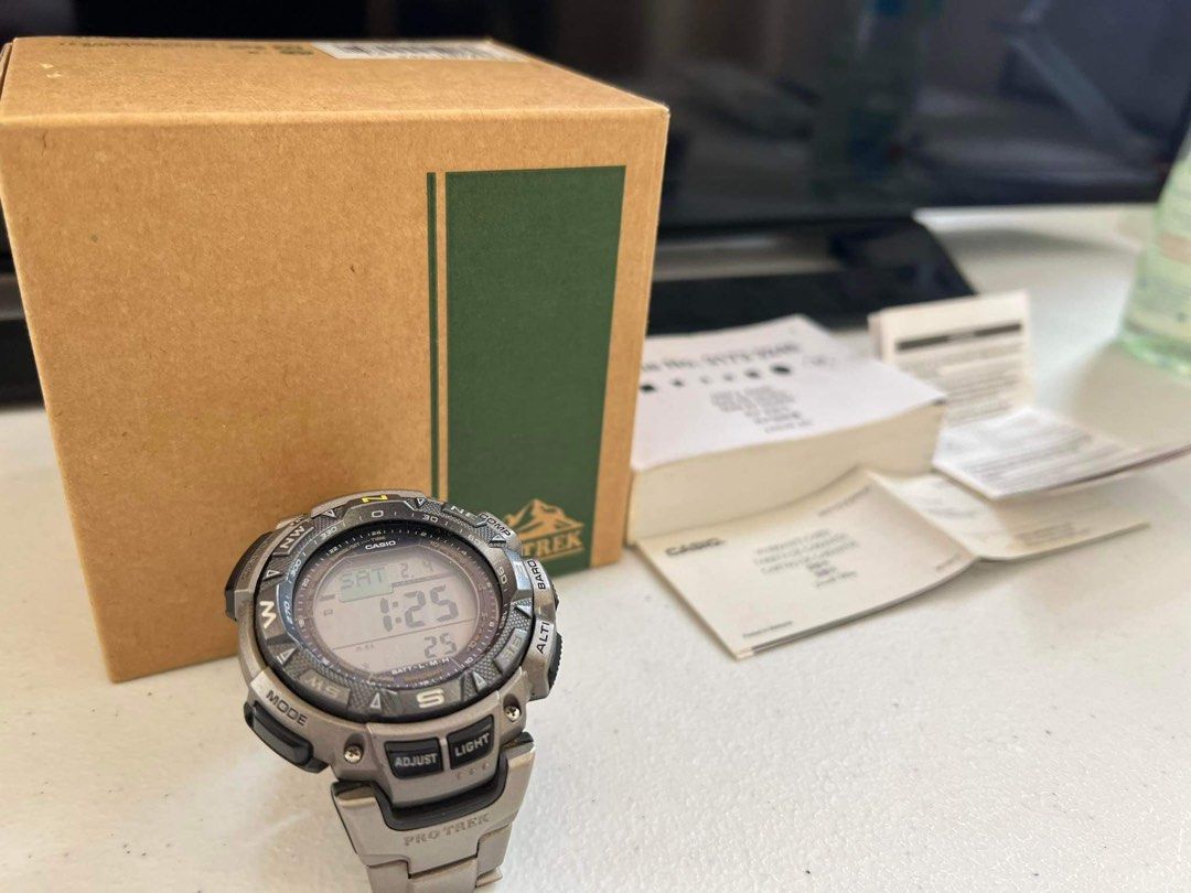 CASIO PRO TREK TITATIUM on Carousell