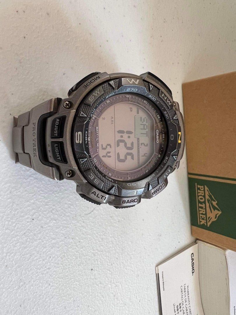 CASIO PRO TREK TITATIUM on Carousell