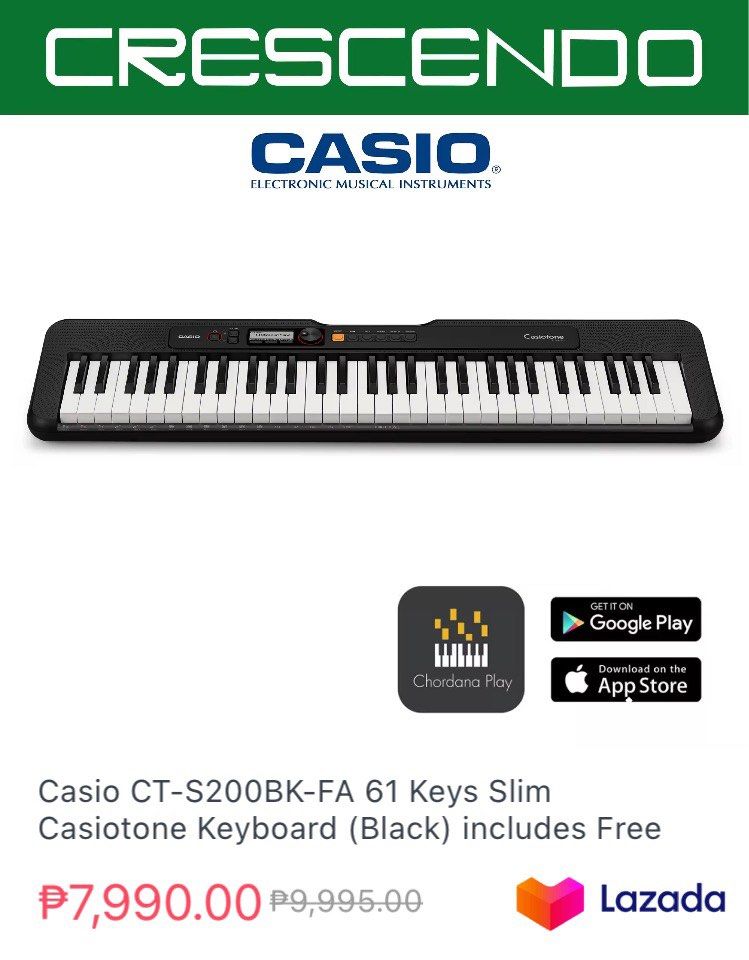 Casiotone CT-S200 on Carousell