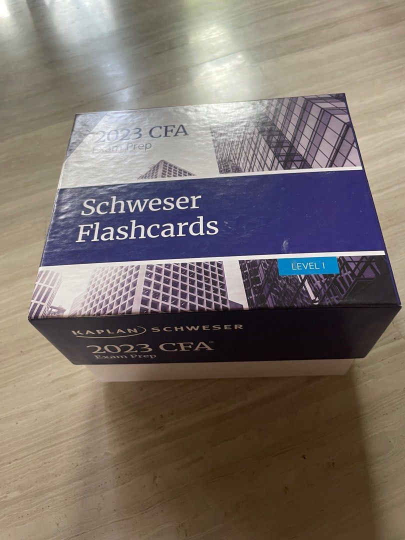 CFA Level 1 Schweser OnDemand Class Workbooks & Flashcards, Hobbies ...