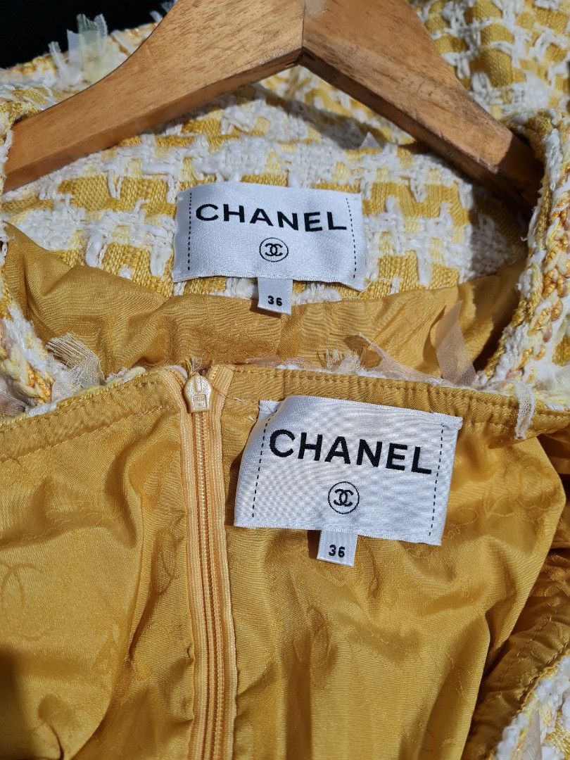 Chanel Tweed coordinates, Luxury, Apparel on Carousell
