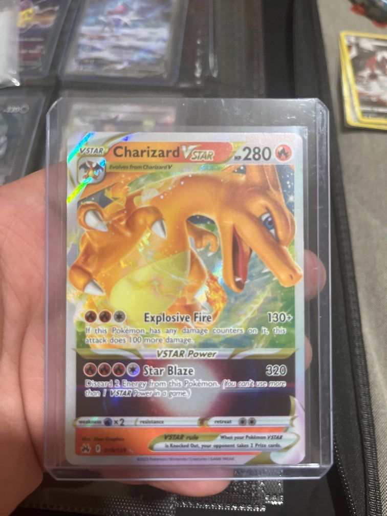 Charizard v star crown zenith 019/159, Hobbies & Toys, Toys & Games on ...