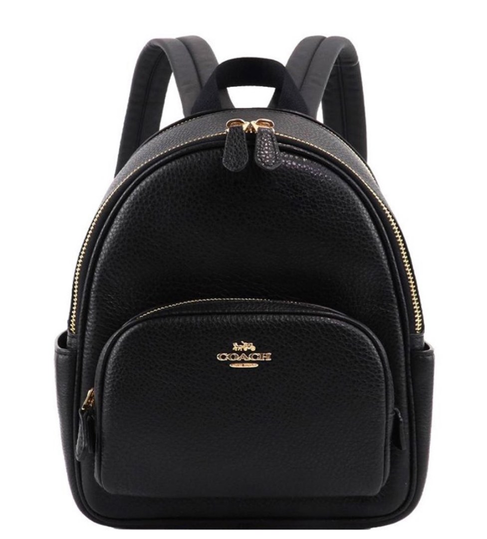 Coach mini court backpack black, Women's Fashion, Bags & Wallets ...
