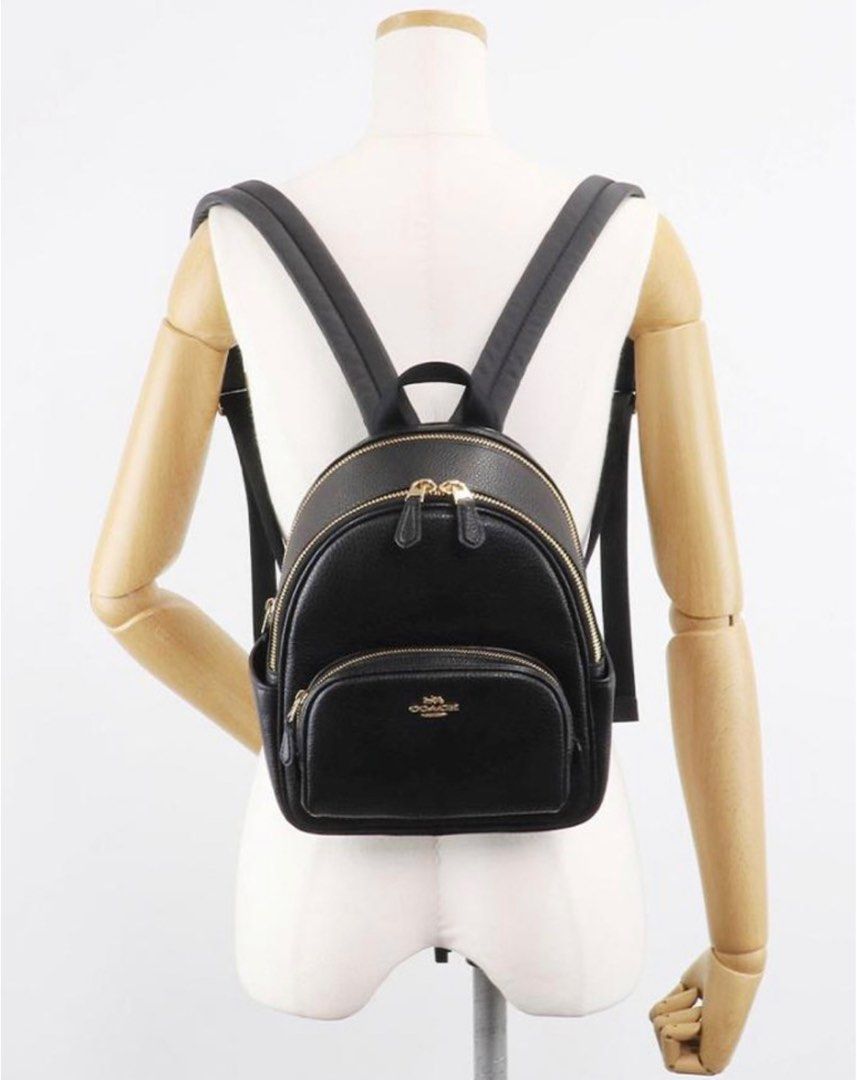 Coach mini court backpack black, Women's Fashion, Bags & Wallets ...