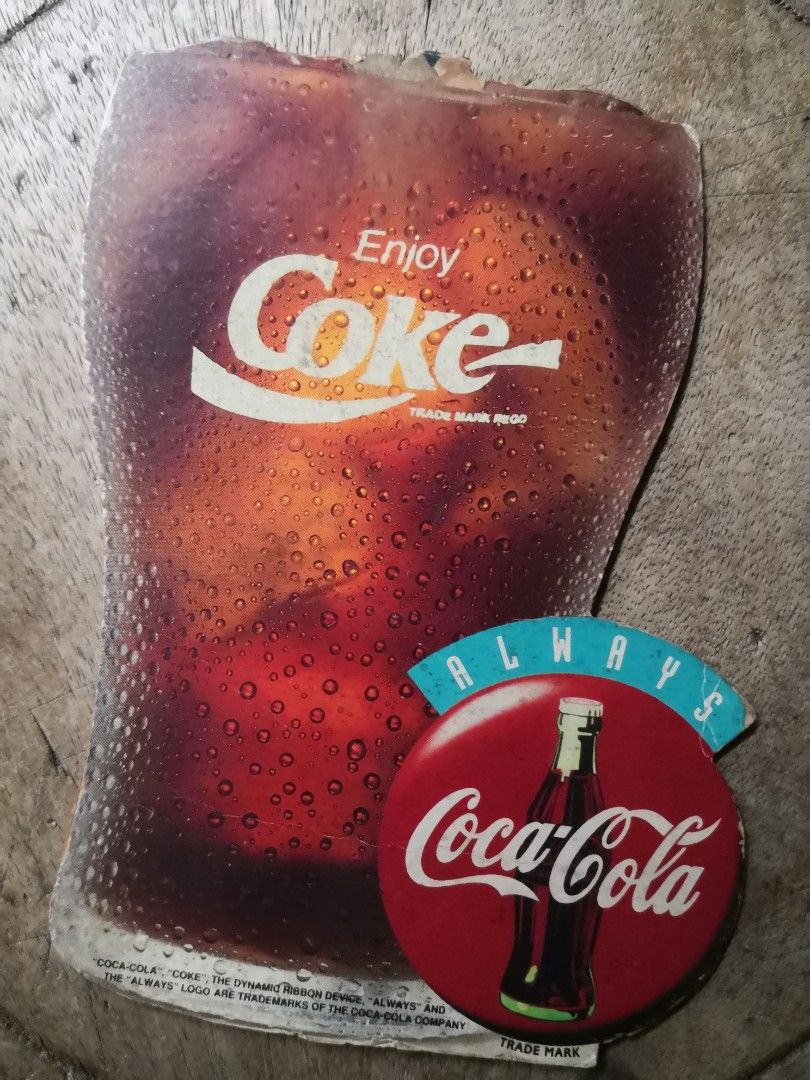 Vintage Always Coca-Cola (1993 - 1999) Cardboard *Enjoy Coke, Hobbies ...