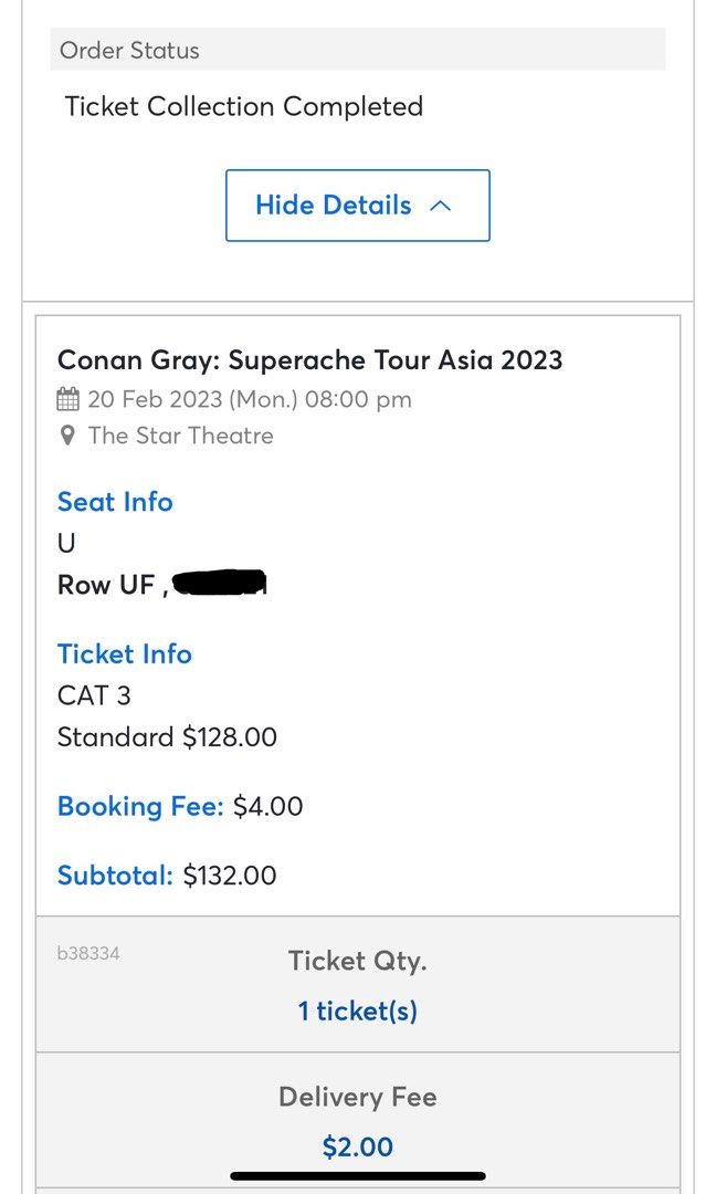 CONAN GREY SINGAPORE TICKETSS, Tickets & Vouchers, Event Tickets on ...