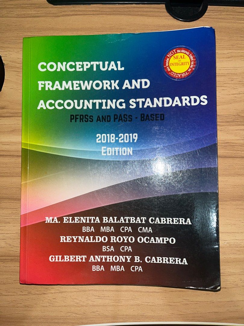 Conceptual Framework and Accounting Standards 2018-2019 Edition ...