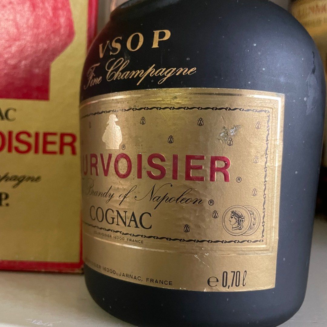 Courvoisier VSOP Cognac Vintage green bottle w box 700ml, Food & Drinks, Beverages on Carousell