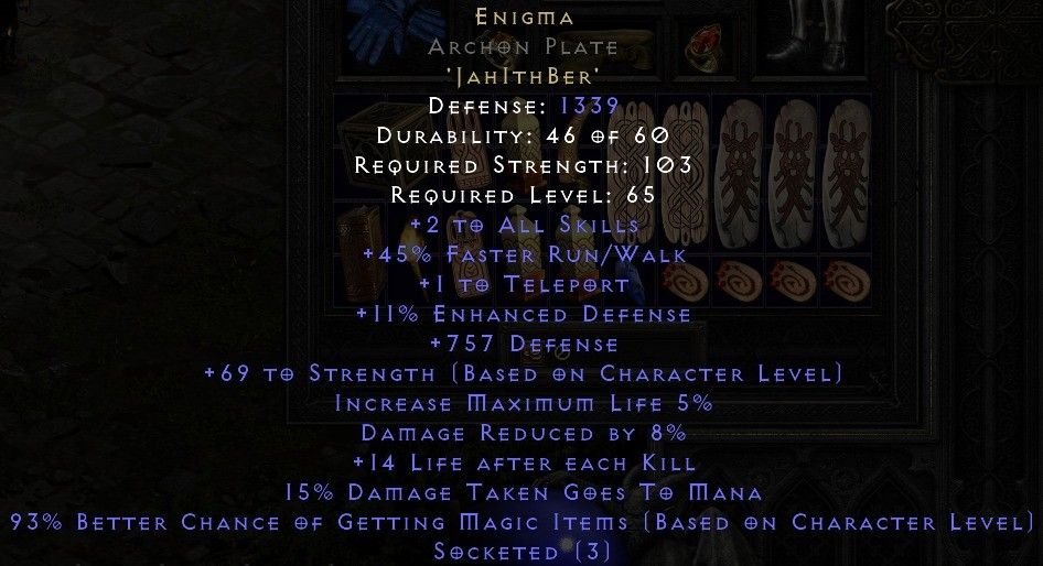 D2R Ladder S3 - Diy Enigma!, Video Gaming, Gaming Accessories, In-Game ...