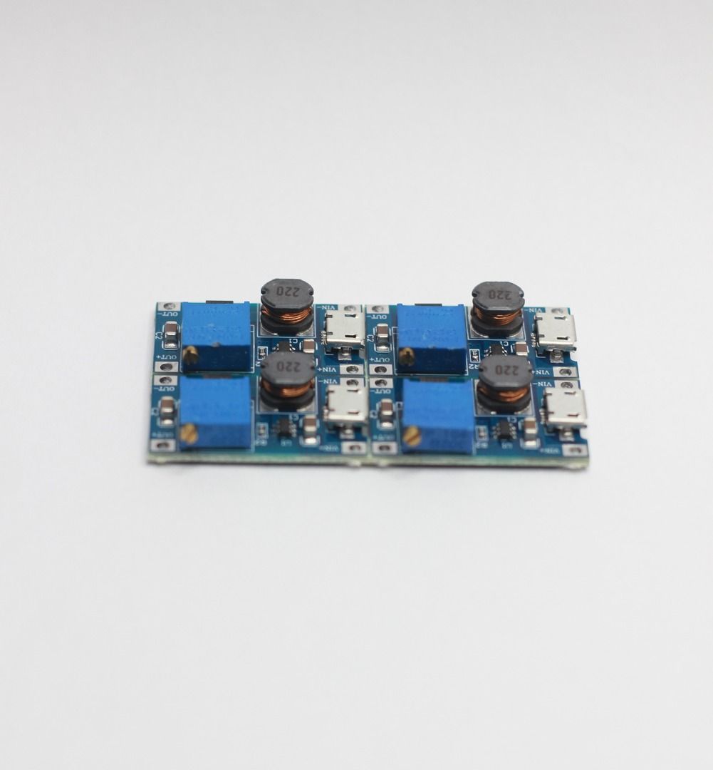 DC-DC MT3608 2A with MINI USB, STEP UP BOOST CONVERTER MODULE VOLTAGE ...