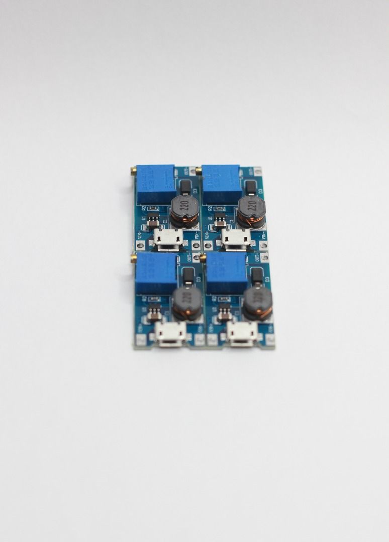 DC-DC MT3608 2A with MINI USB, STEP UP BOOST CONVERTER MODULE VOLTAGE ...