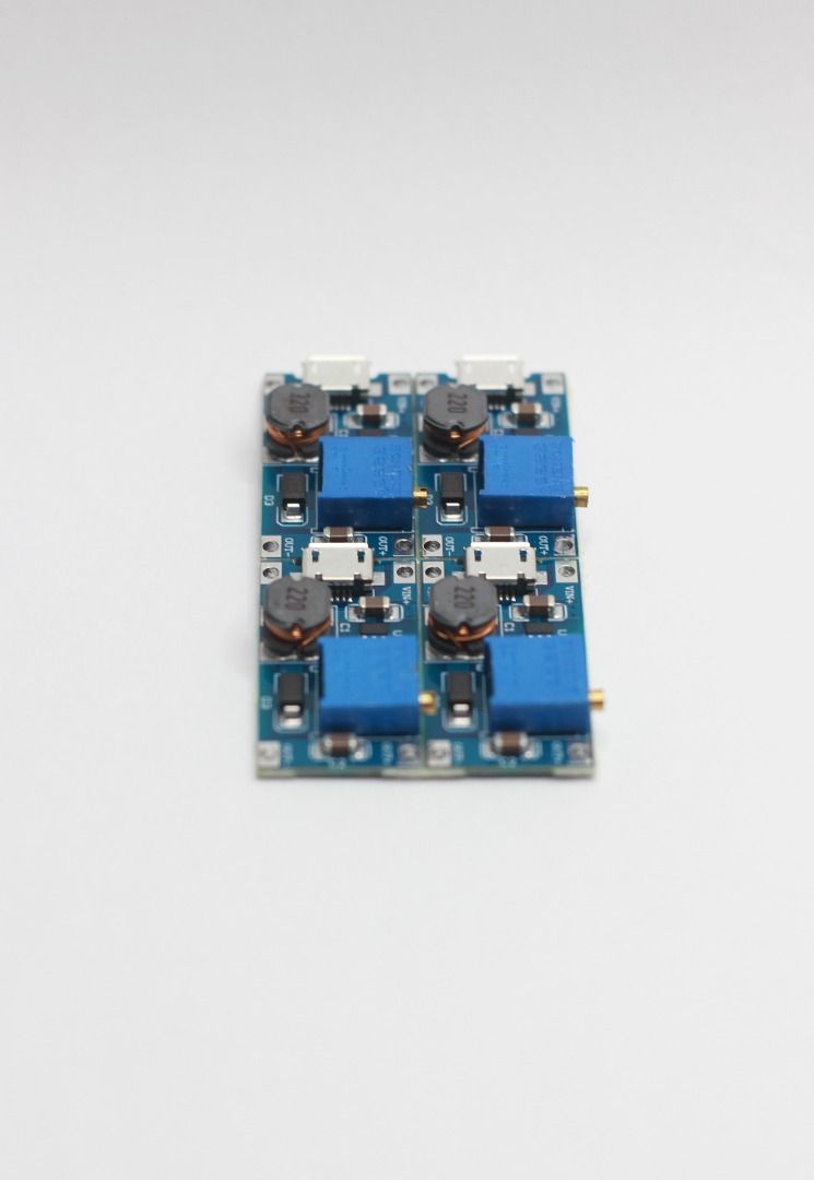 DC-DC MT3608 2A with MINI USB, STEP UP BOOST CONVERTER MODULE VOLTAGE ...