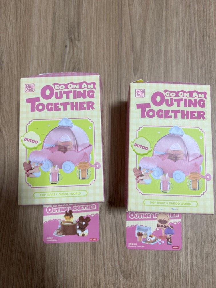 Dimoo Go on an outing together, Hobbies & Toys, Toys & Games on Carousell