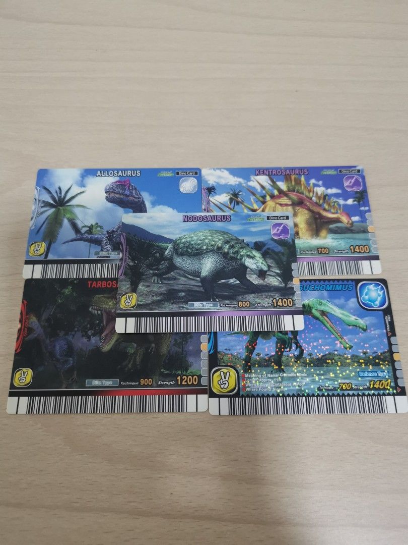 Dinosaur King Dino cards, Hobbies & Toys, Toys & Games on Carousell