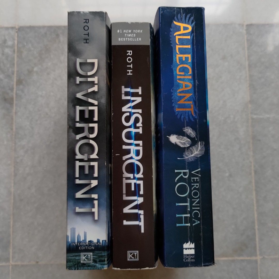 DIVERGENT TRILOGY by Veronica Roth (full set), Hobbies & Toys, Books ...