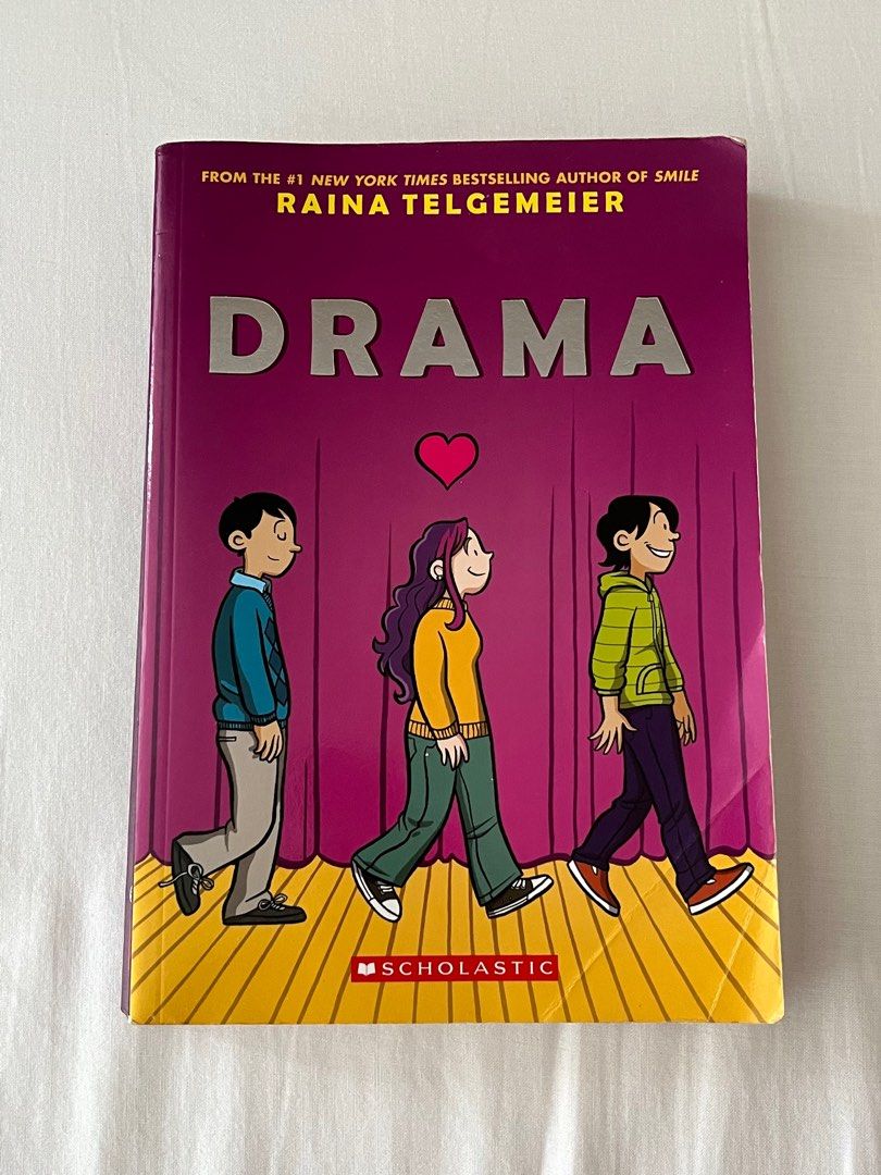 'drama' by raina telgemeier (author of 'smile'), Hobbies & Toys, Books ...