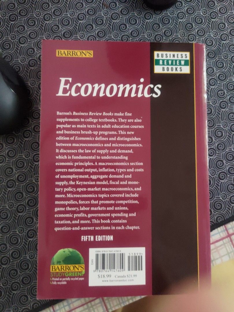 Economics (Barron's Business Review series), Hobbies & Toys, Books ...