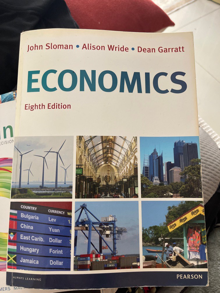 Economics by John Sloman Alison Wride Dean Garratt 8th Edition, Hobbies ...