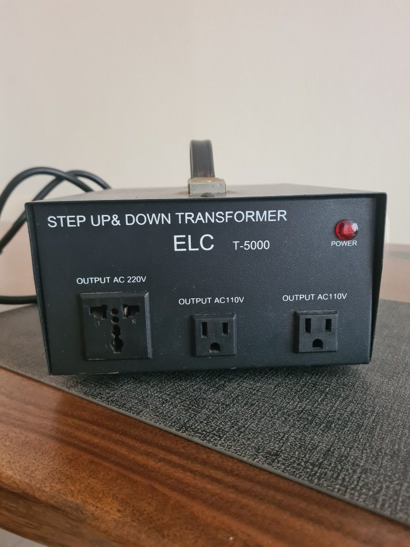 ELC-T-5000 Step Down Converter Transformer 5000W Step Up & Down Voltage ...
