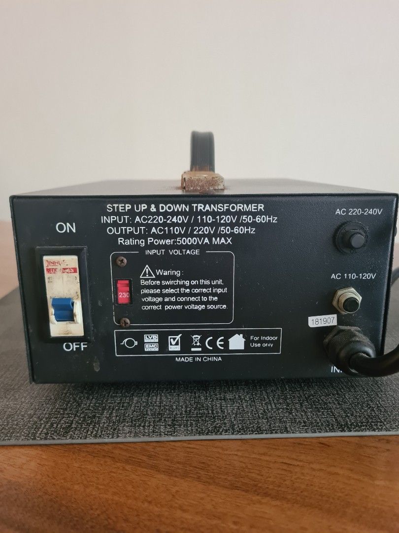 Elc T 5000 Step Down Converter Transformer 5000w Step Up And Down Voltage 120v 220v Tv And Home