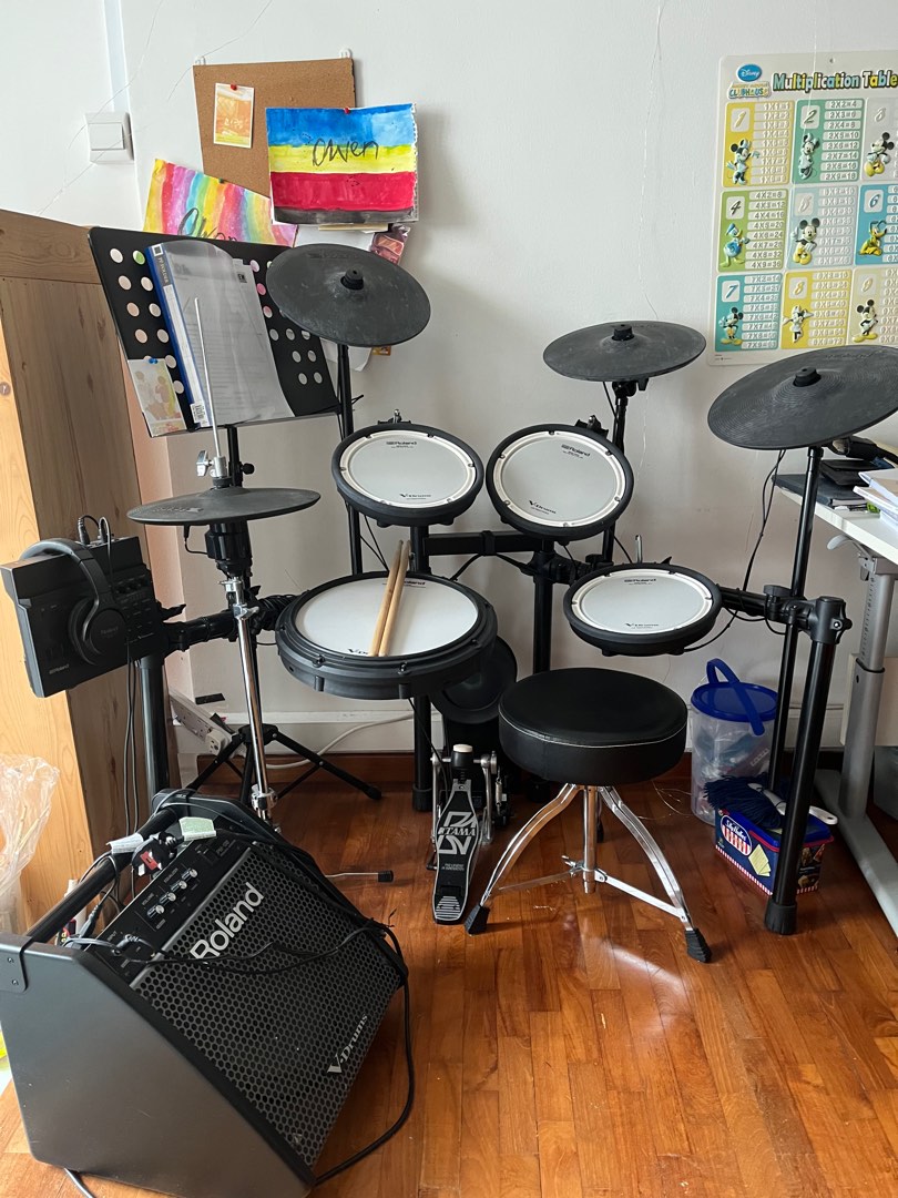 Electronic Drum Set TD17-KVX, Hobbies & Toys, Music & Media, Musical ...