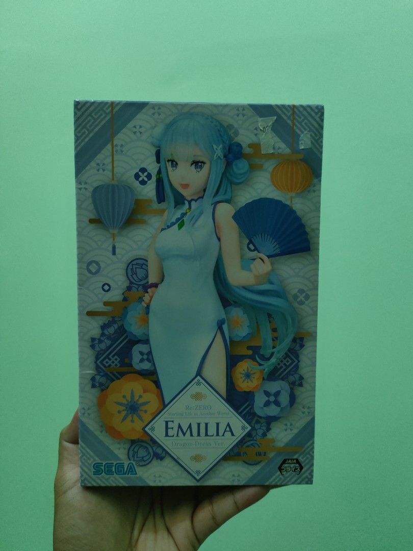 Emilia Dragon Dress Version Sega Original Japan Version, Hobbies & Toys ...