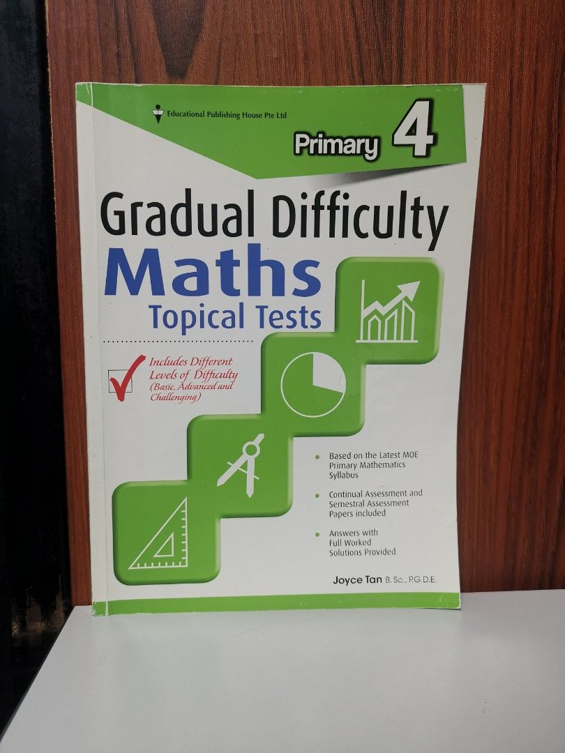 EPH Gradual Difficulty Maths Topical Tests: P4, Hobbies & Toys, Books ...