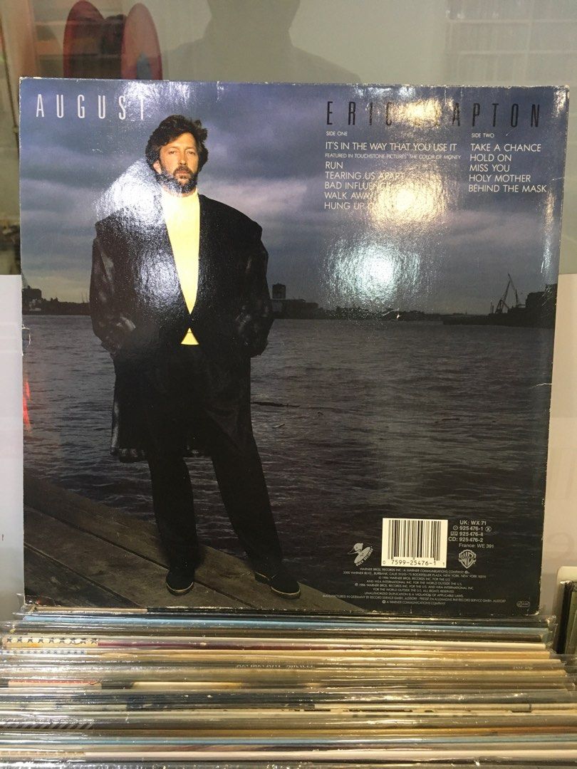Eric Clapton - August lp, Hobbies & Toys, Music & Media, Vinyls on Carousell