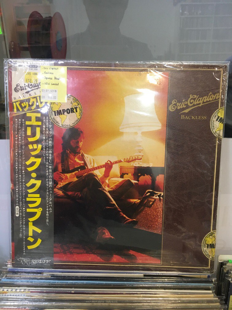 Eric Clapton - Backless lp, Hobbies & Toys, Music & Media, Vinyls on ...