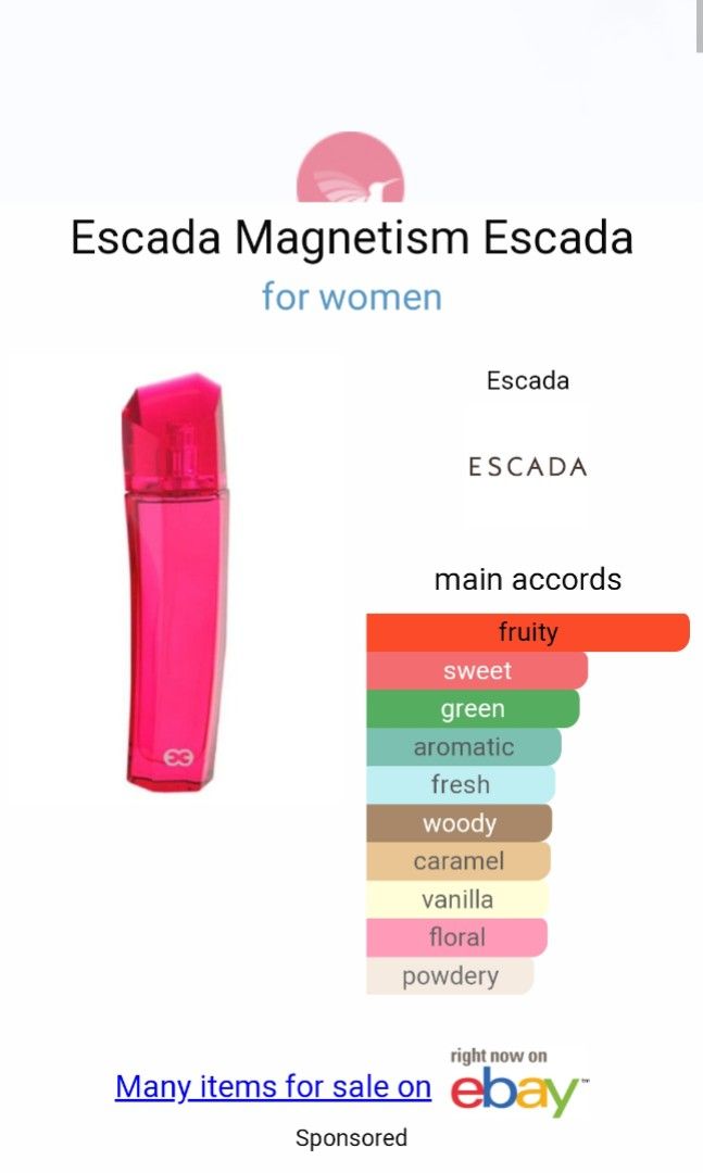 Escada Magnetism 75ml by ESCADA Original Tester Eropa (NEW FULL BOX ...