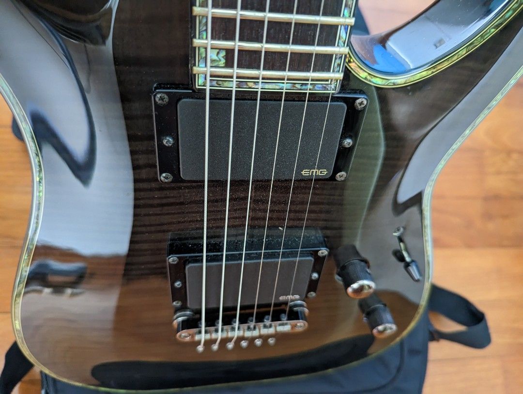 ESP LTD H-1001 See Thru Black, Hobbies & Toys, Music & Media, Musical ...