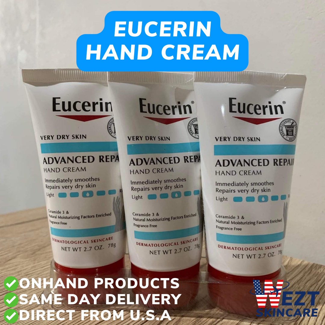 Eucerin Advanced Repair Hand Cream On Hand Available for Same Day ...
