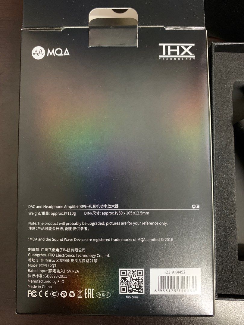 FiiO Q3 MQA, Audio, Portable Audio Accessories on Carousell