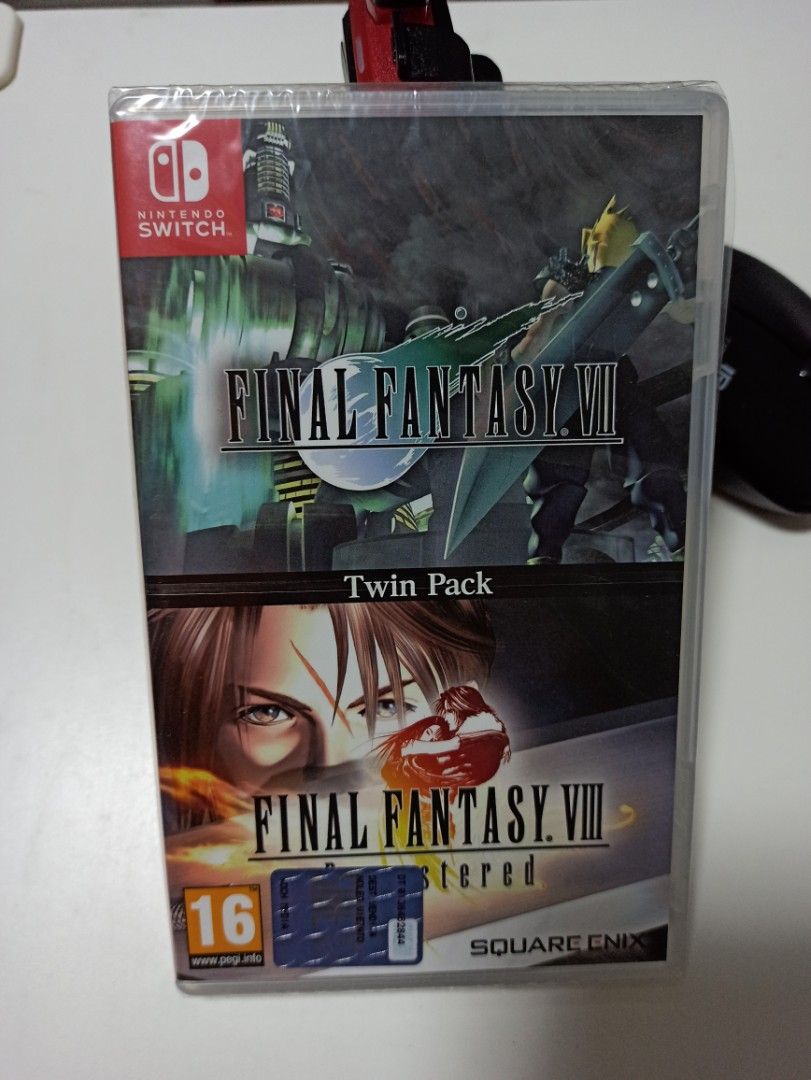 Final fantasy VII & VIII, 7 & 8 twin pack Nintendo Switch, Video Gaming ...