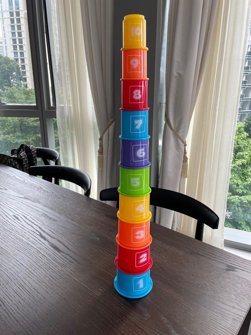 Fisher Price Cup Stacker, Babies & Kids, Infant Playtime on Carousell