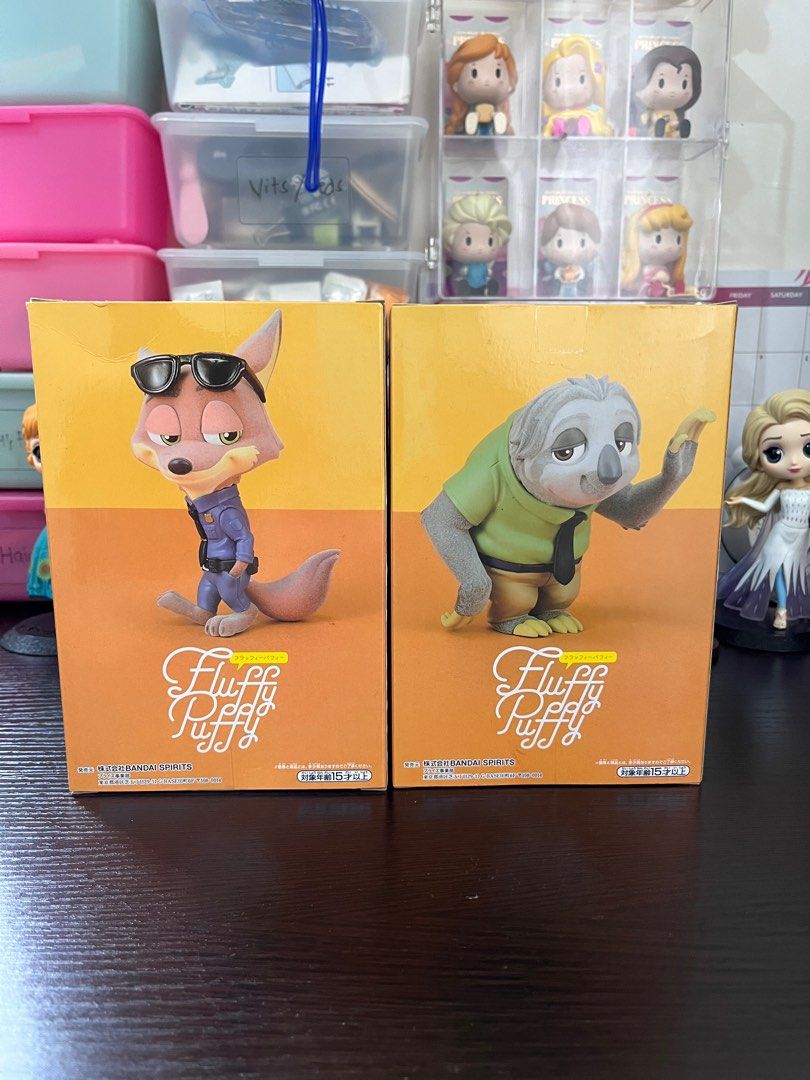 FluffyPuffy Zootopia Flash and Niche Wilde, Hobbies & Toys, Toys ...