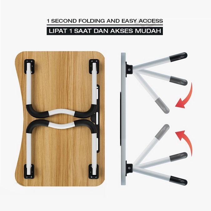 Foldable Table Anti-slip Study Table, Computers & Tech, Parts ...