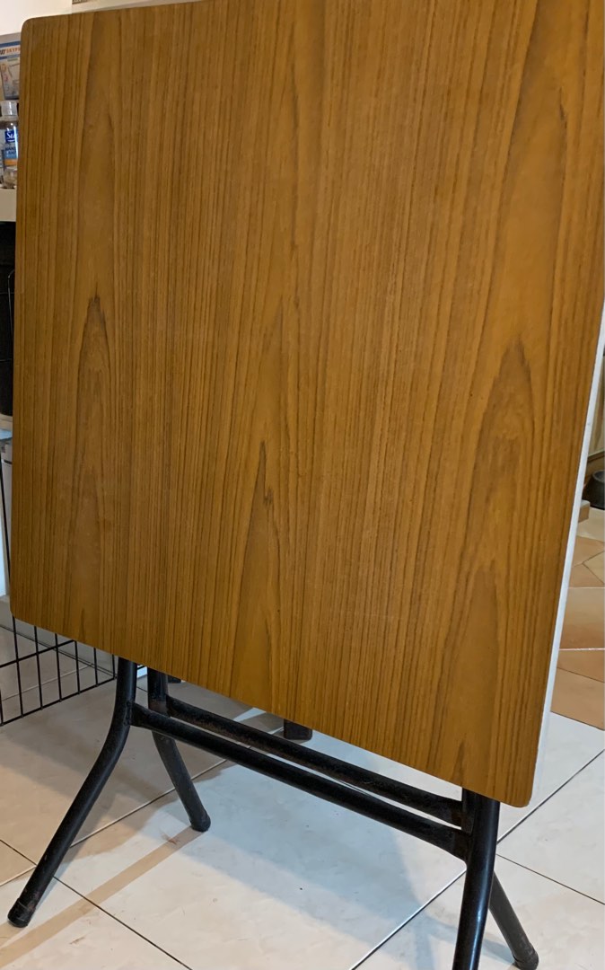 Foldable Table Square 60cm, Furniture & Home Living, Furniture, Tables ...