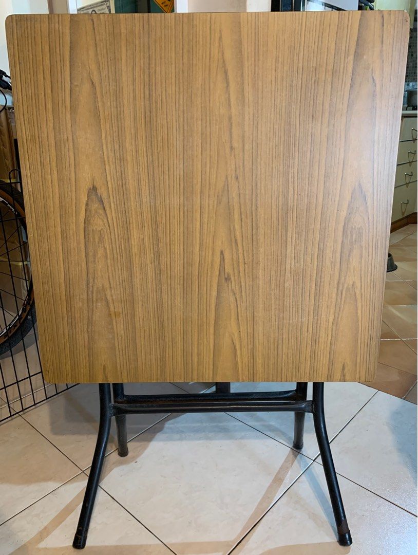 Foldable Table Square 60cm, Furniture & Home Living, Furniture, Tables ...