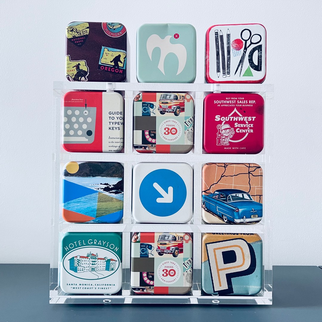 Fossil Watch Box, Hobbies & Toys, Memorabilia & Collectibles, Vintage ...