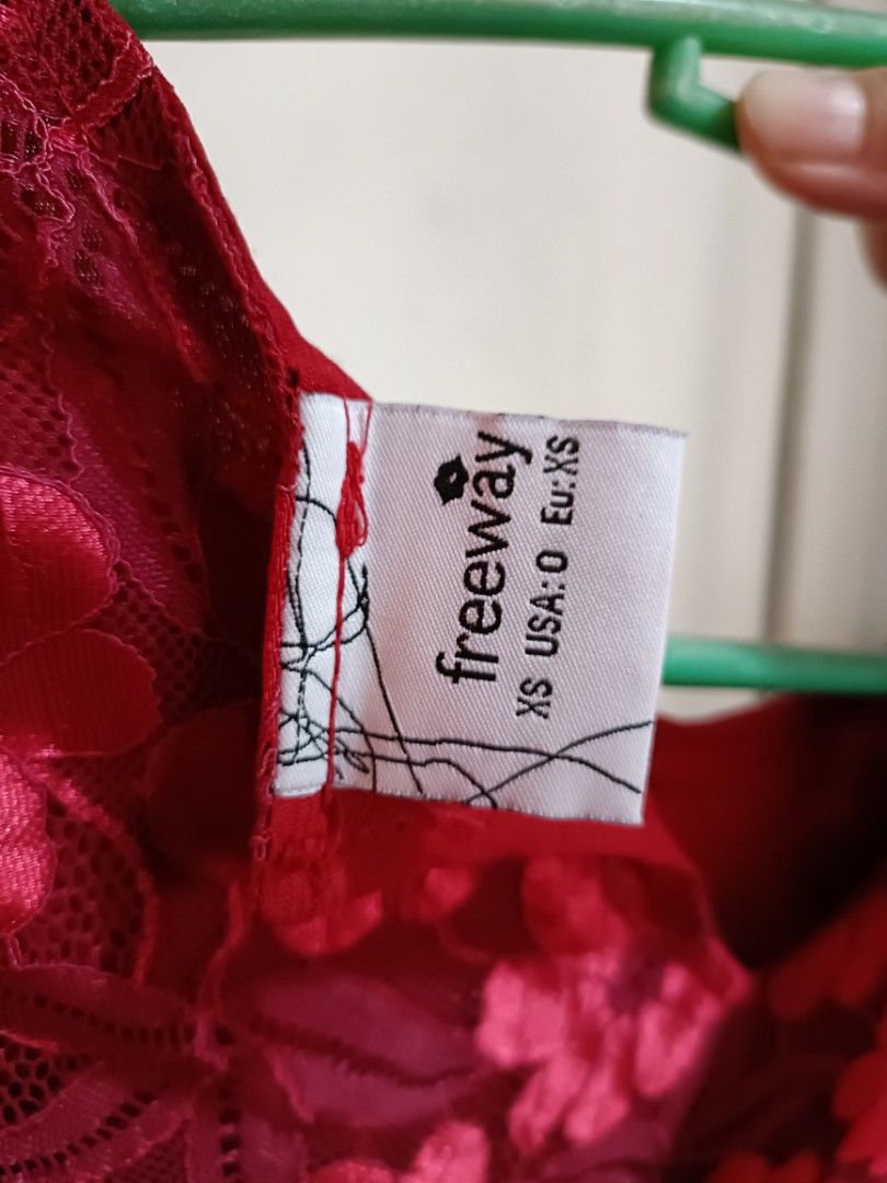 Freeway red top, Women's Fashion, Tops, Blouses on Carousell